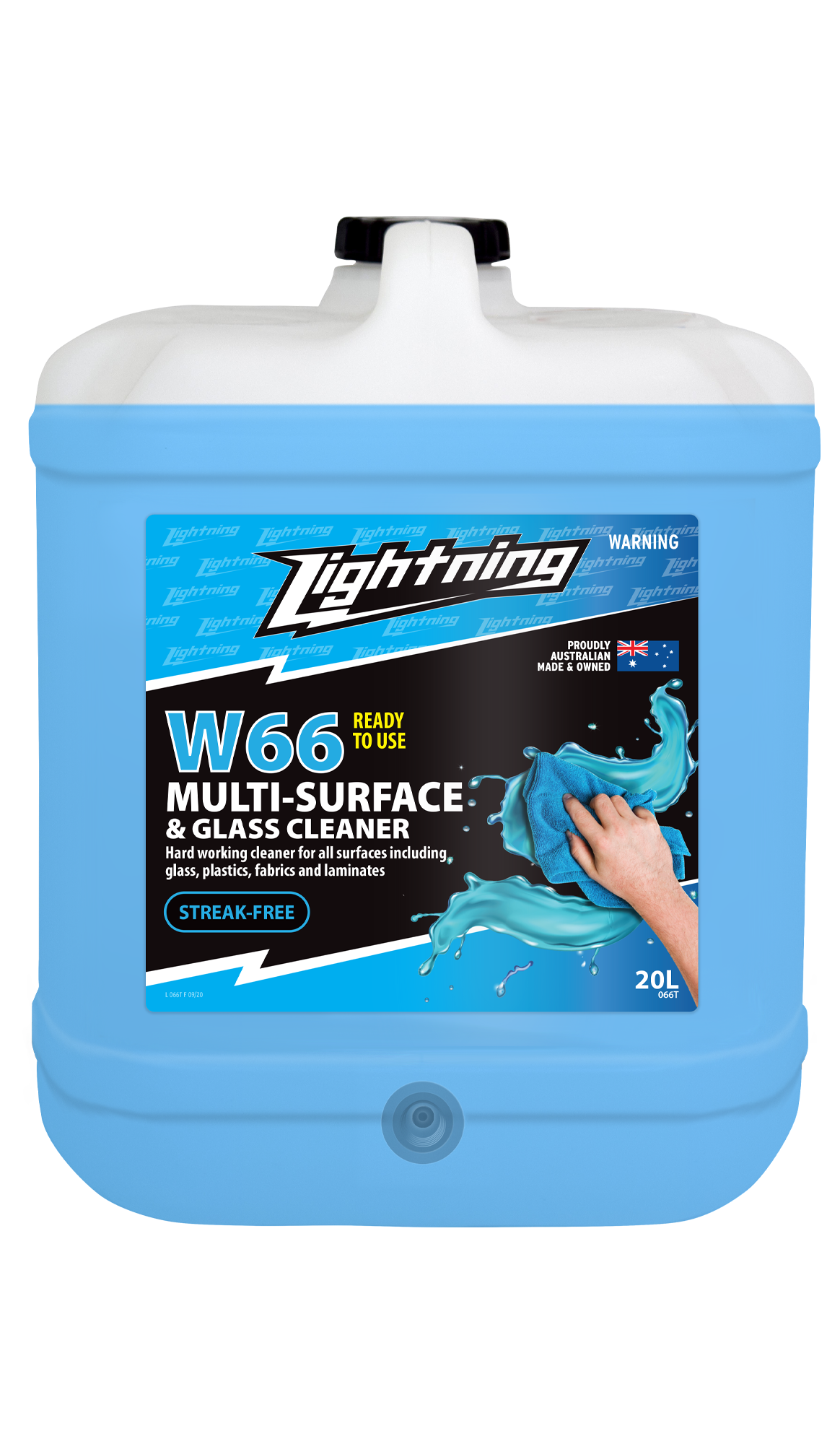 Lightning W66 Multi Surface and Glass Cleaner 20 Litres — Truck Parts ...