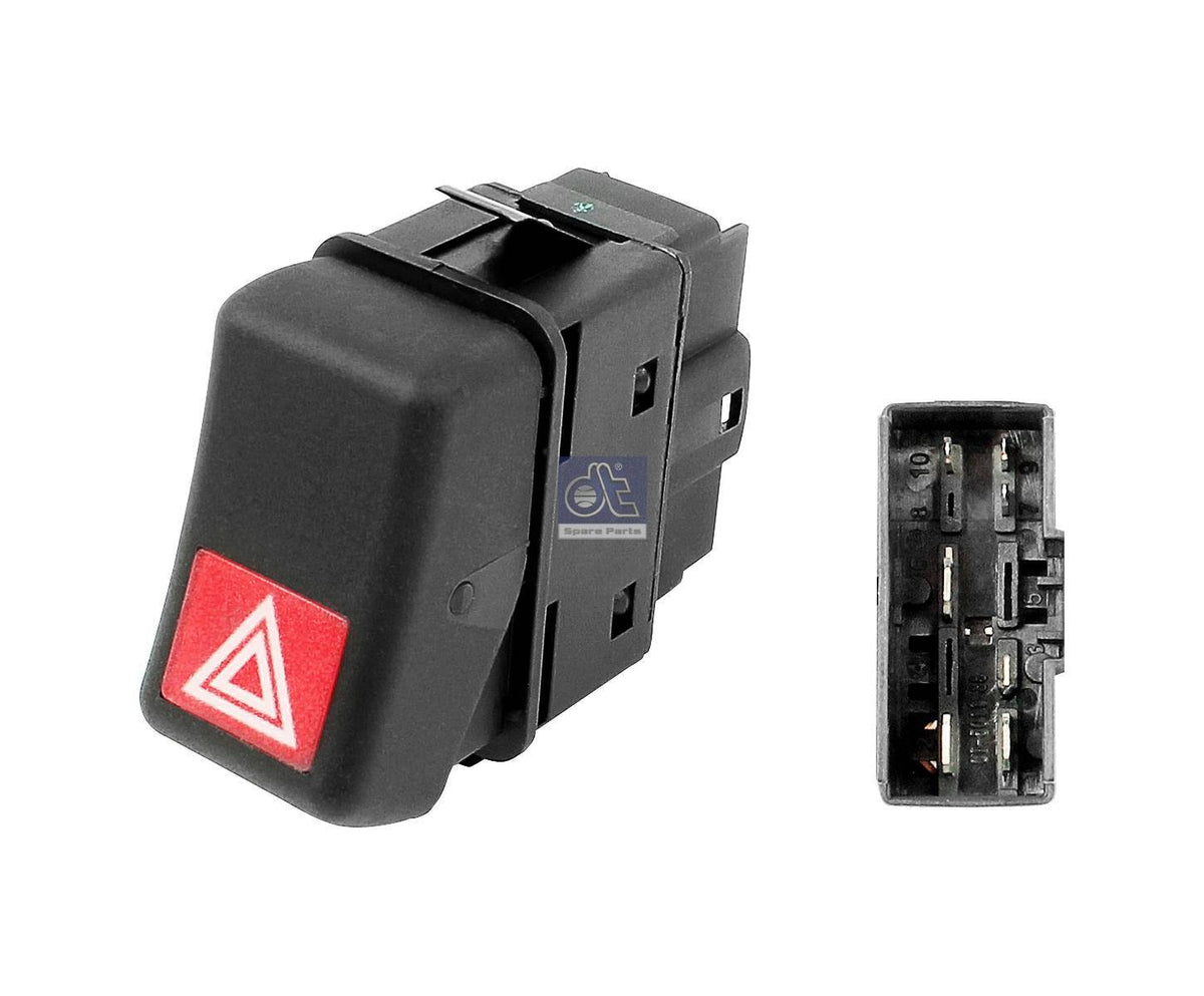 Volvo Hazard Warning Switch - FH 12 FH 16 1993-2001, FM 7 FM 9 FM 12 1 — Truck Parts Warehouse